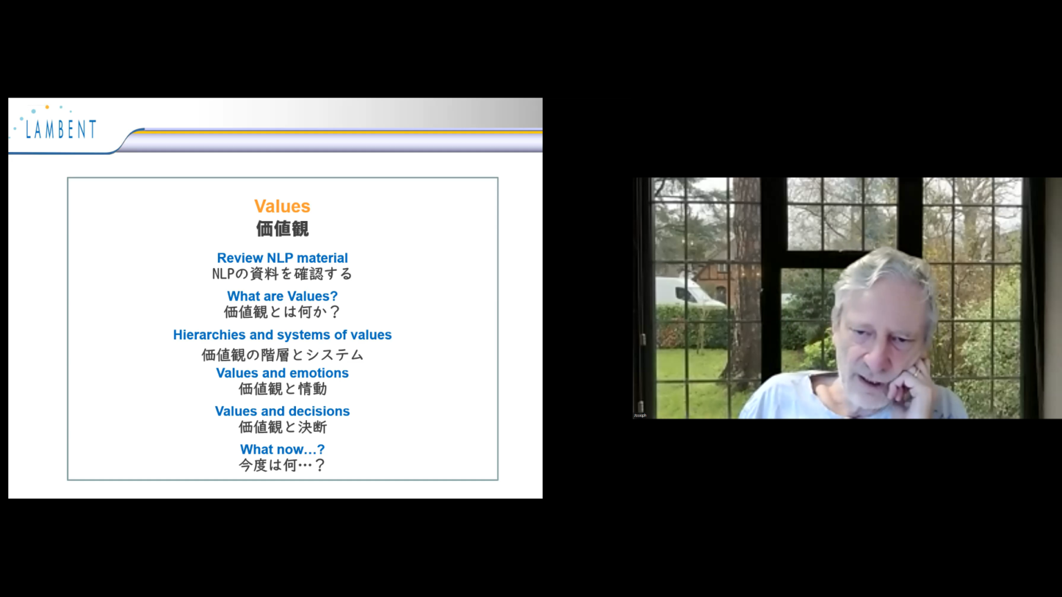 NLPと価値観～ジョセフ・オコナー先生のオンライン教材 – 株式会社チーム医療ラーニングS